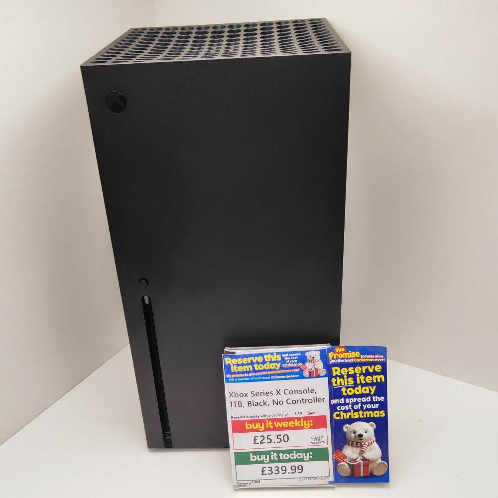 Pre-owned Xbox Series X Console, 1TB, Black, No Controller - Own4Less